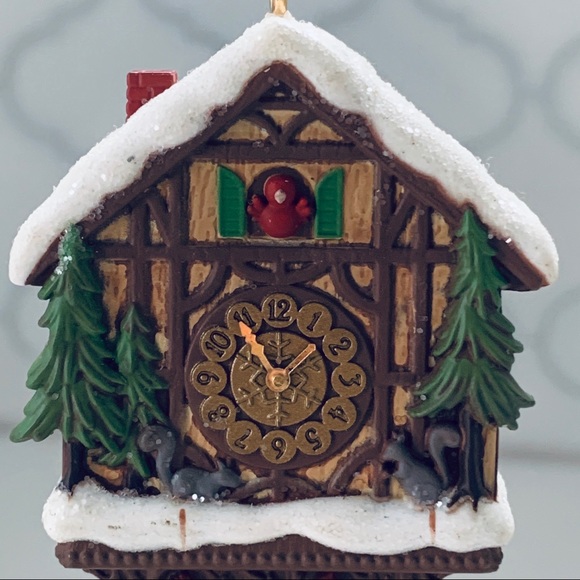 Hallmark | Holiday | Hallmark 24 Santas Grandfather Clock Ornament ...